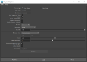 Playblastを使って動画を書き出してみよう！ | アニもぐCG